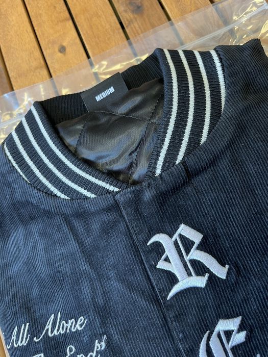 Revenge Revenge Crosshair Corduroy Bomber Jacket Black Medium | Grailed