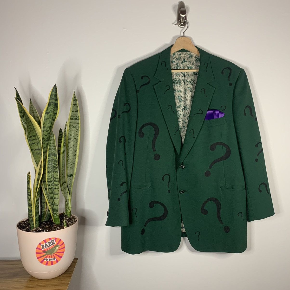 Custom × Made In Usa × Vintage Vintage 80s Custom Made Joker Riddler ...