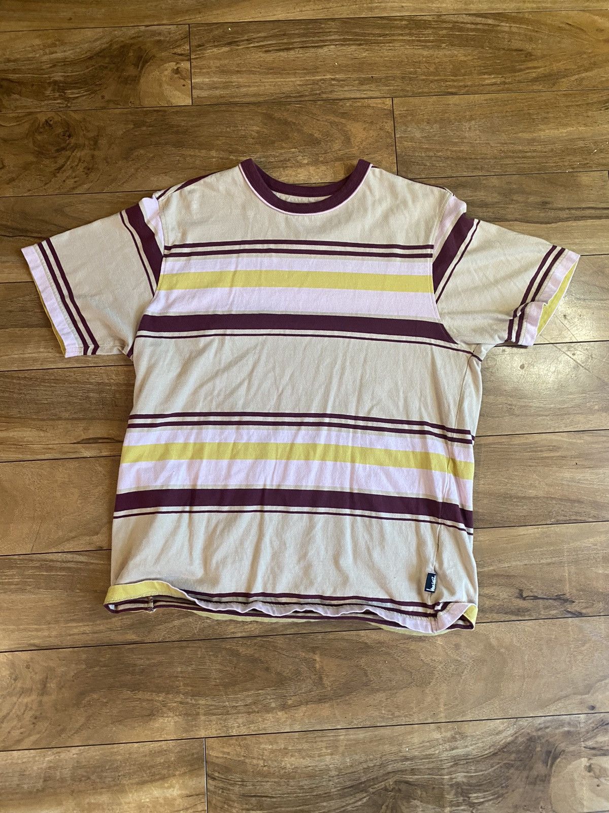 Streetwear × Stussy Stussy Lucas Stripe Tee SS20 Size Small | Grailed
