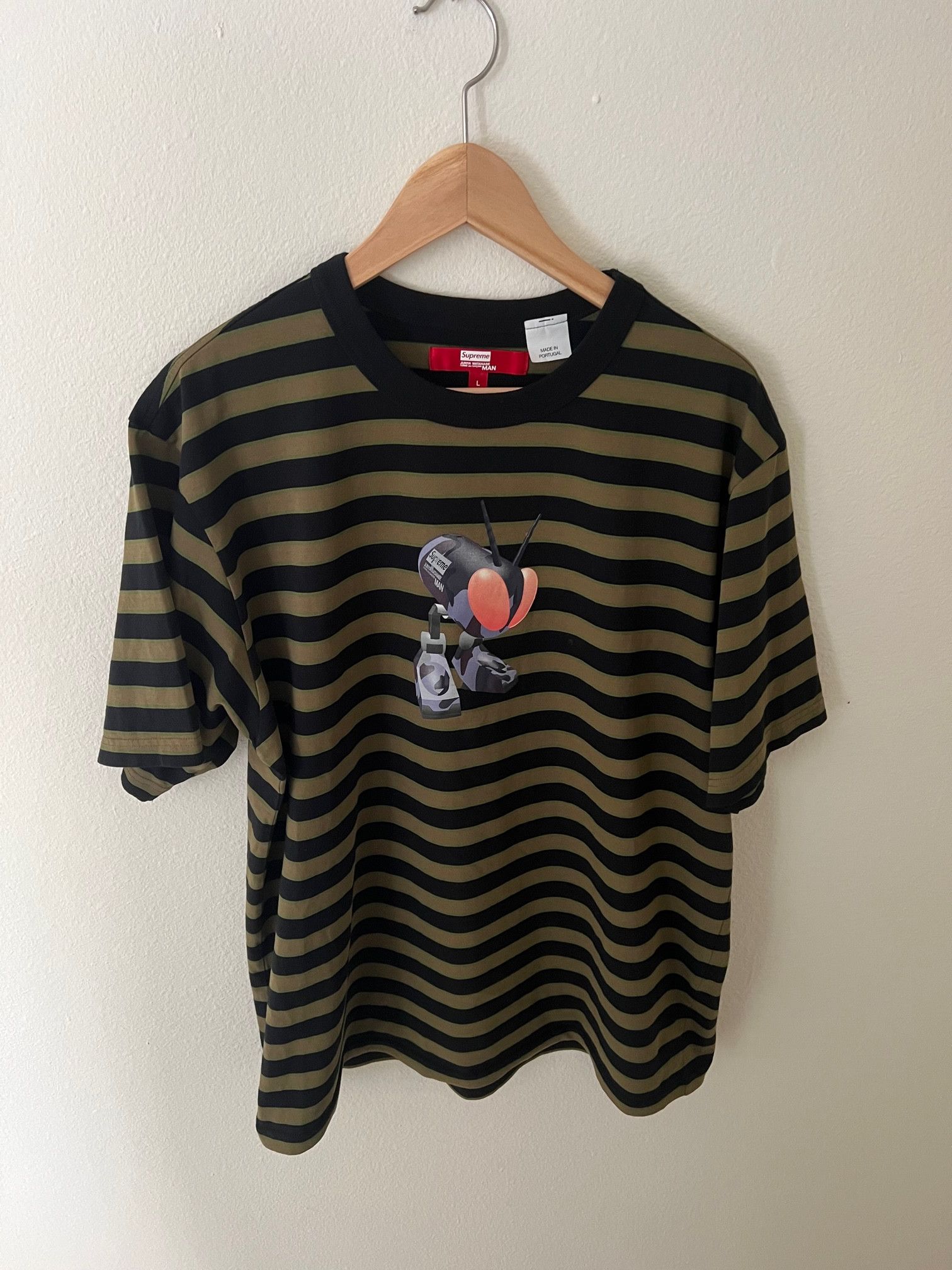 Comme des Garcons × Junya Watanabe × Supreme Bug Sex Stripe S/S Top ...