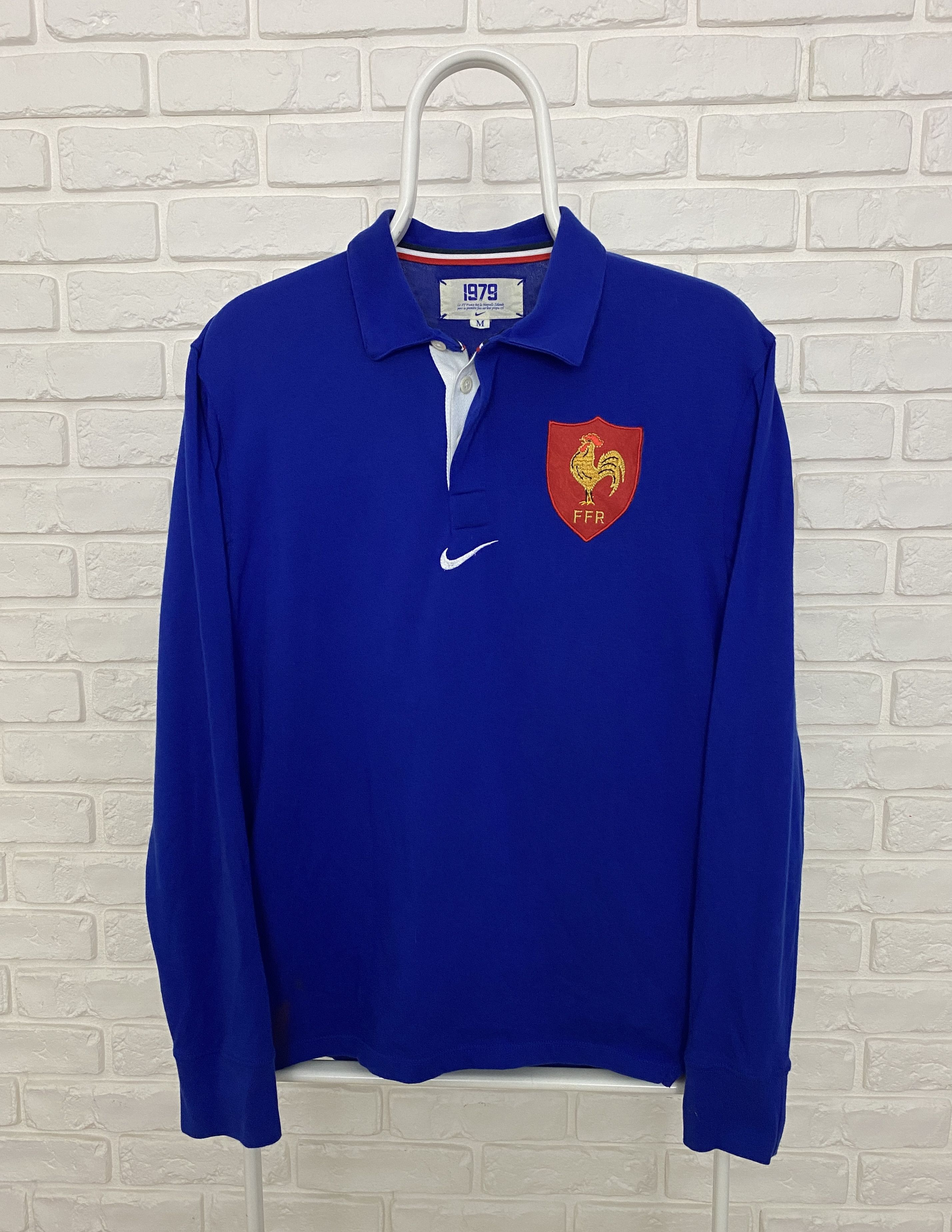 Nike × Vintage France National Rugby Nike Team FFR 1979 Jersey Polo M ...