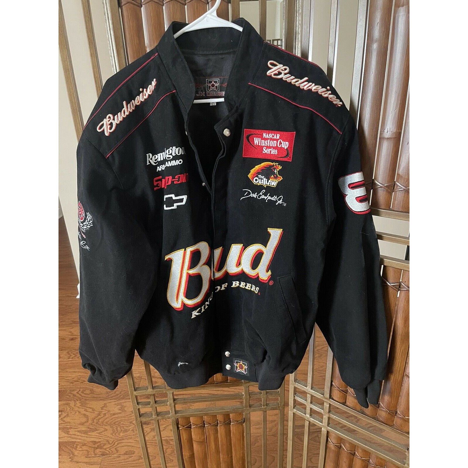 Vintage JH Design Dale Earnhardt Jr Nascar Winston Cup Racing Jacket ...
