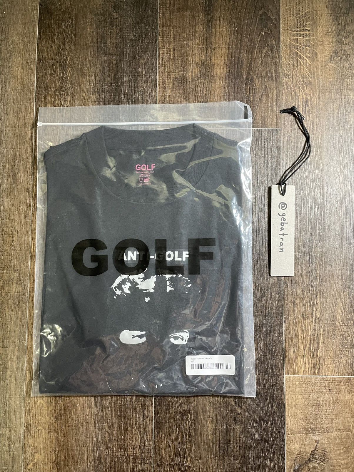 Golf Wang Golf Wang Anti-Golf Safety in Isolation Tee Black Medium ...