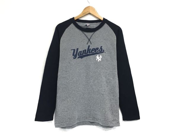 MLB New York Yankees Crewneck Long Sleeve Big Logo | Grailed