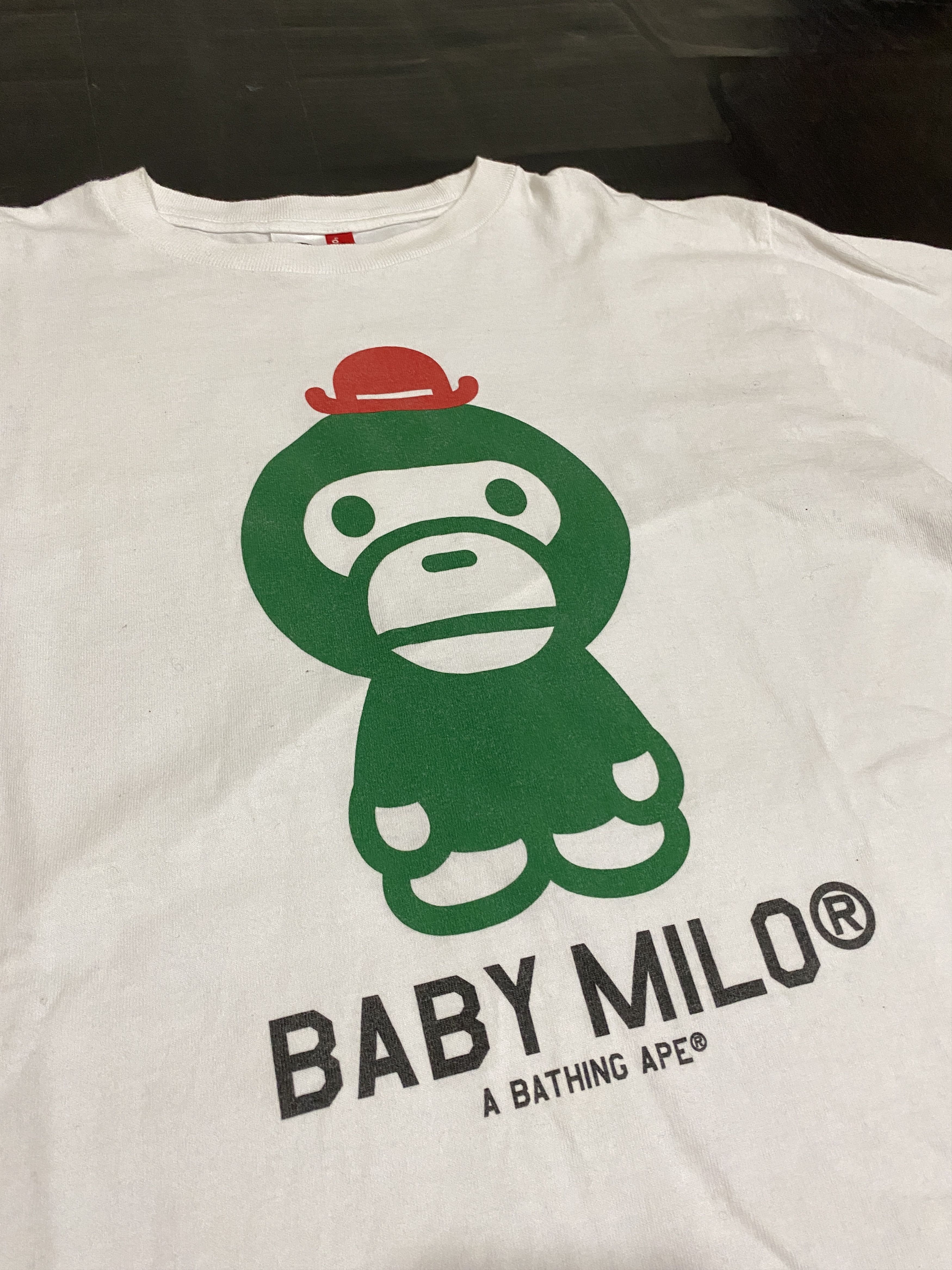 Bape Baby Milo Mini Tophat Tee | Grailed