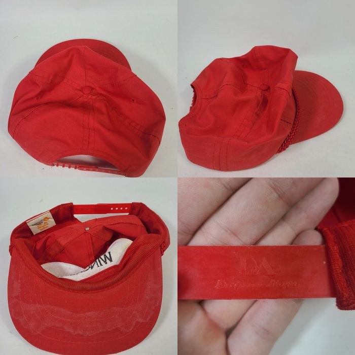 Winchester VTG Winchester Hat Snapback Trucker Cap Solid Red Repeating ...
