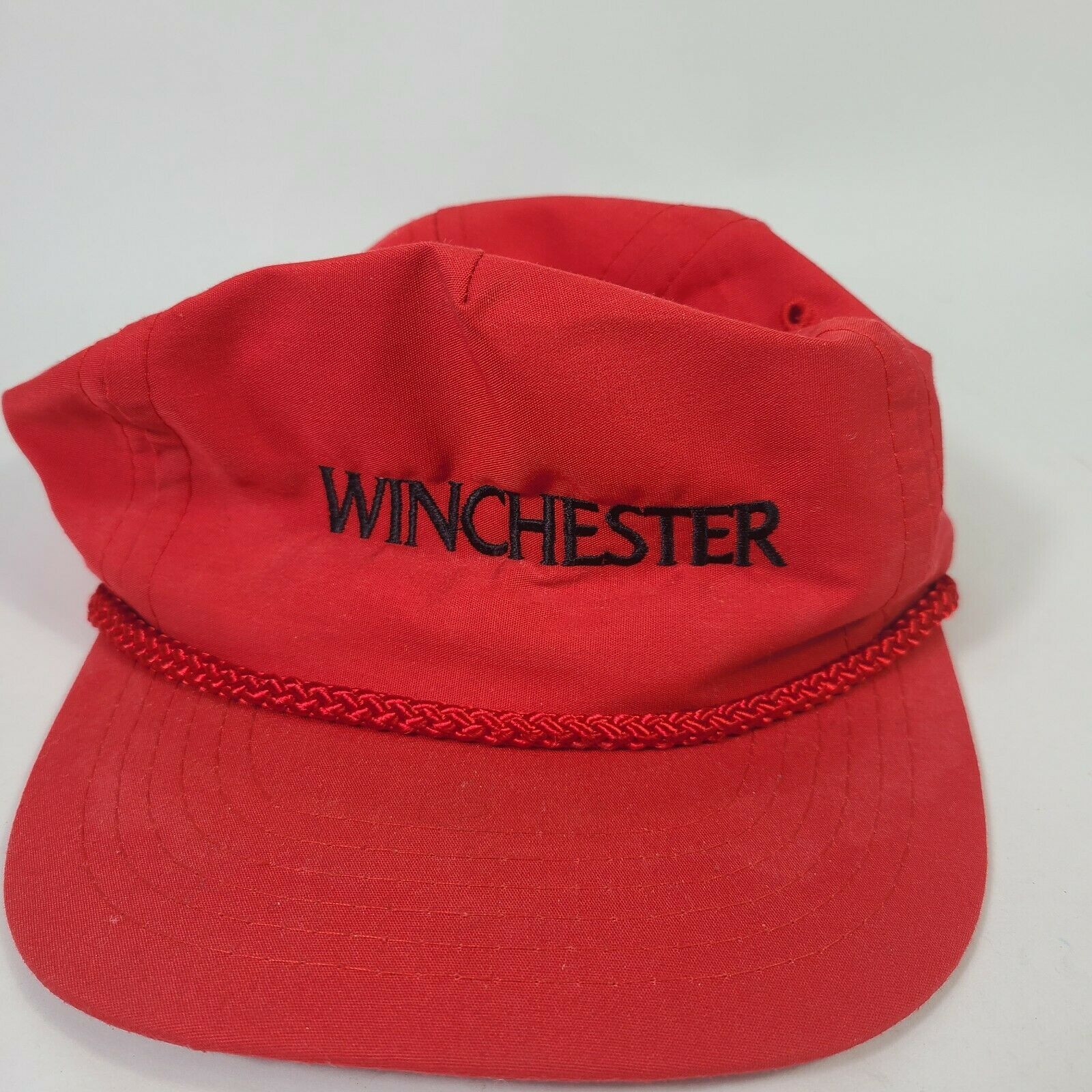 Winchester VTG Winchester Hat Snapback Trucker Cap Solid Red Repeating ...
