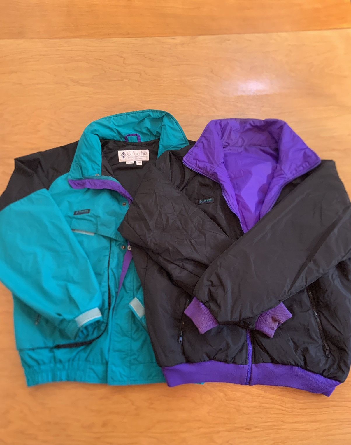 Vintage Columbia Powder Keg 3 in 1 Jacket Reversible Zip Out Liner ...