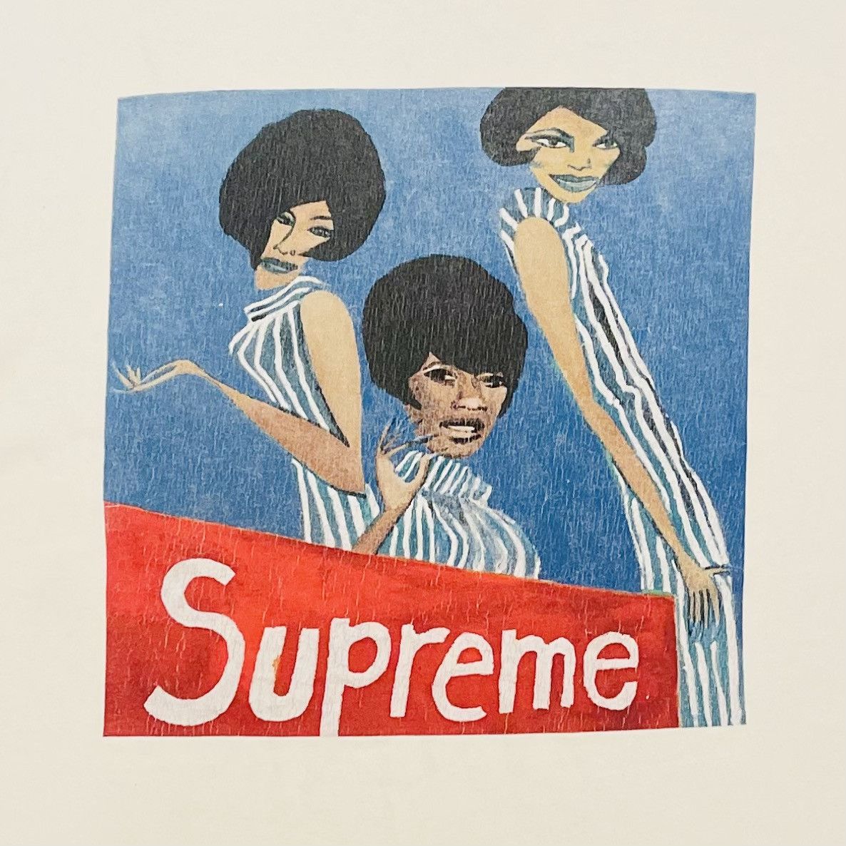Band Tees × Streetwear × Supreme MADE IN USA SUPREME THE SUPREMES TEE ...