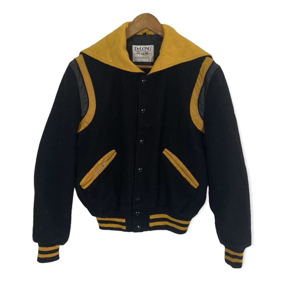 Delong × Varsity Jacket × Vintage 💥LAST DROP💥Vintage Delong wool ...