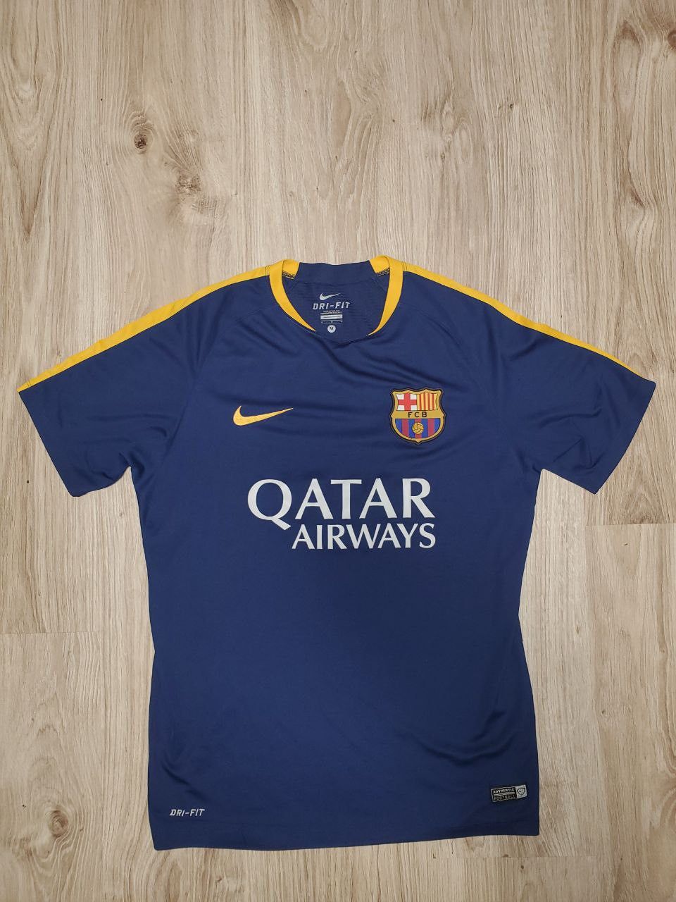 F.C. Barcelona × Nike 2015 Barcelona Nike Training Shirt soccer jersey ...
