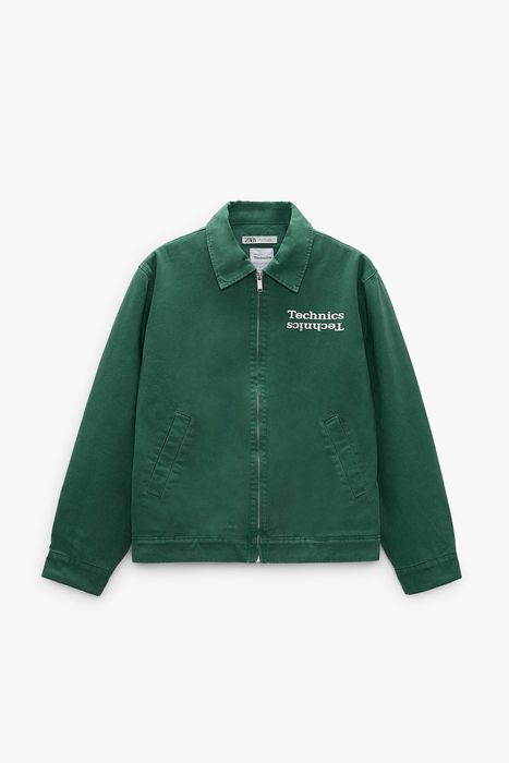 Zara Technics jacket green | Grailed
