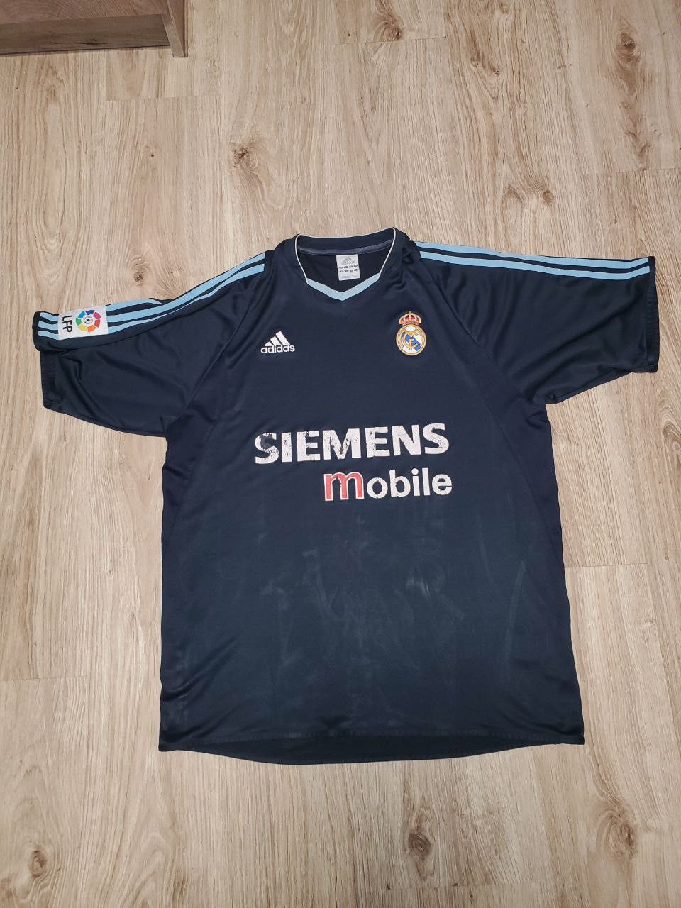Vintage REAL MADRID AWAY FOOTBALL SHIRT SOCCER JERSEY ADIDAS 021796 ...