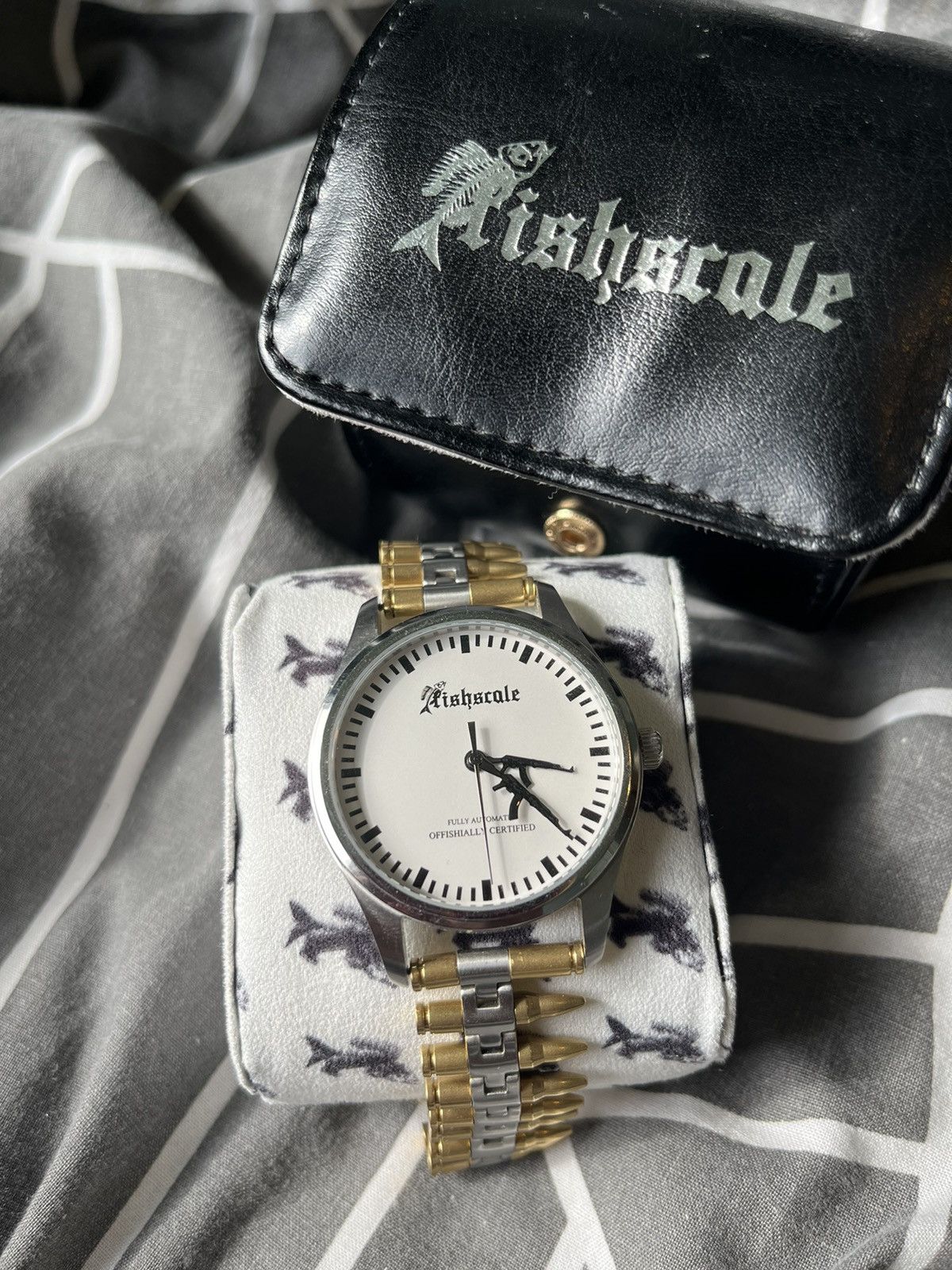 Japanese Brand × Streetwear × Vintage FishScale Bullet watch (Fully ...