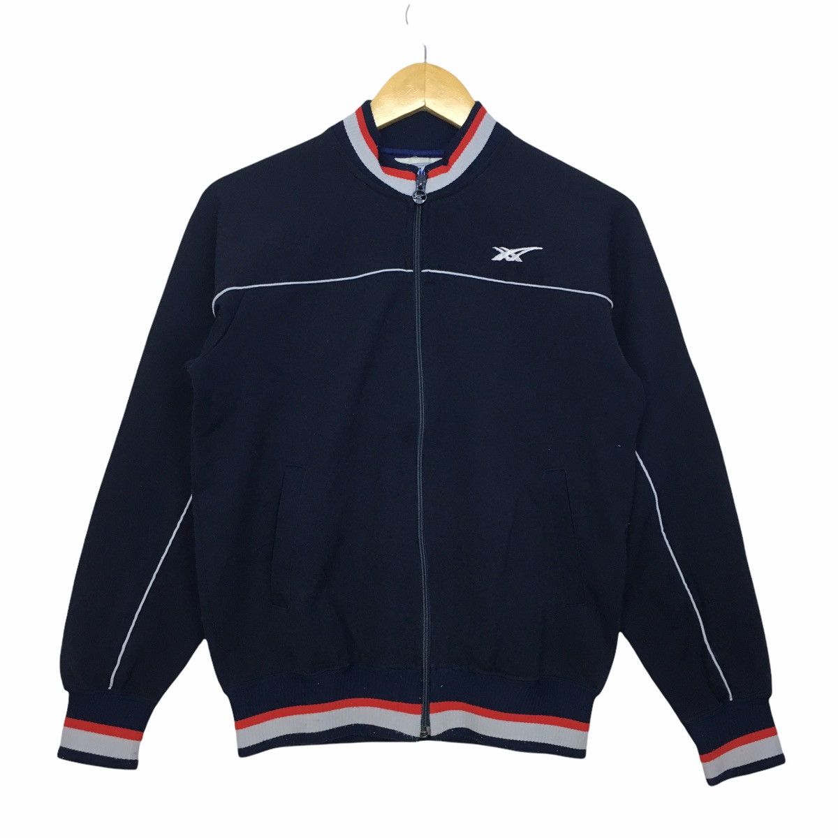 Asics ASICS Zip Up Sweater Streetwear Clothing Made in Japan | Grailed