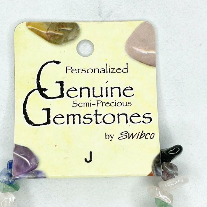 Other Swibco Genuine Semi-Precious Gemstones Stretch Bracelet | Grailed