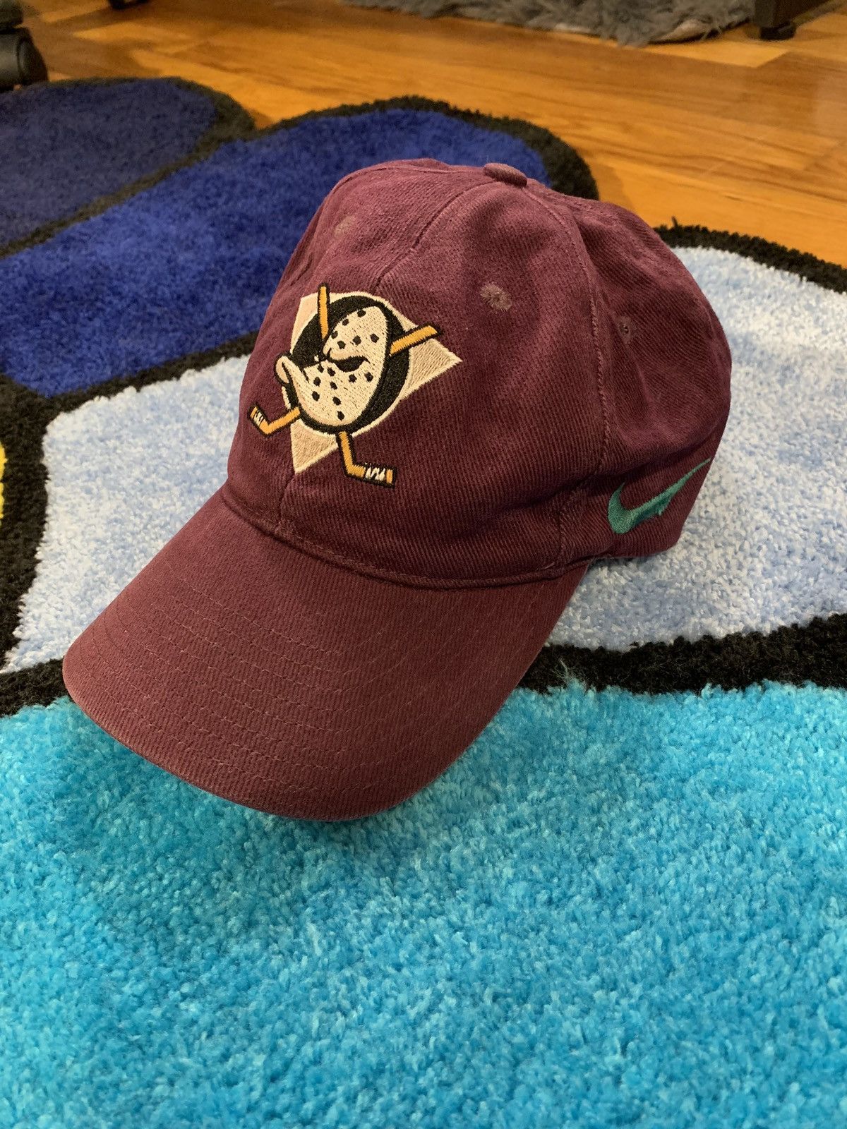 Hockey × Nike × Vintage Vintage 90s Nike NHL Almighty Ducks Hat | Grailed
