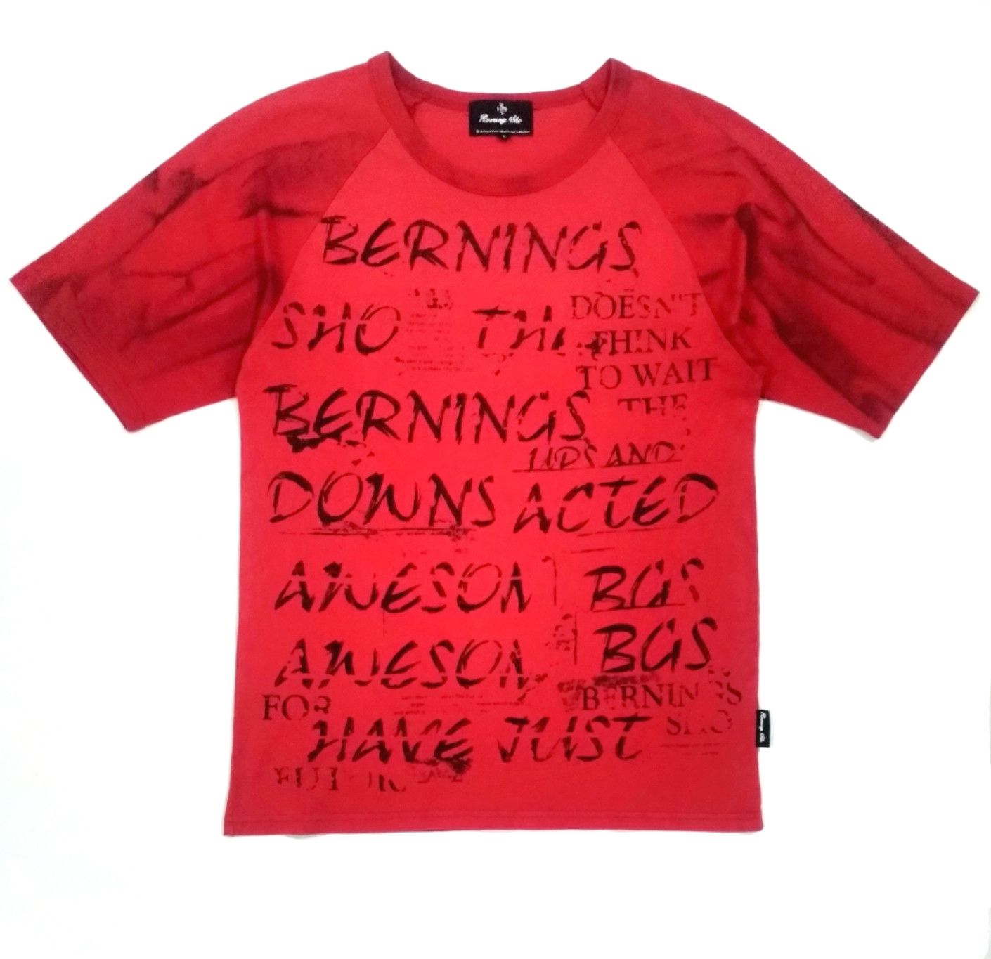 Designer RARE! BERNING SHO SEDITIONARIES RED RAGLAN TEE | Grailed