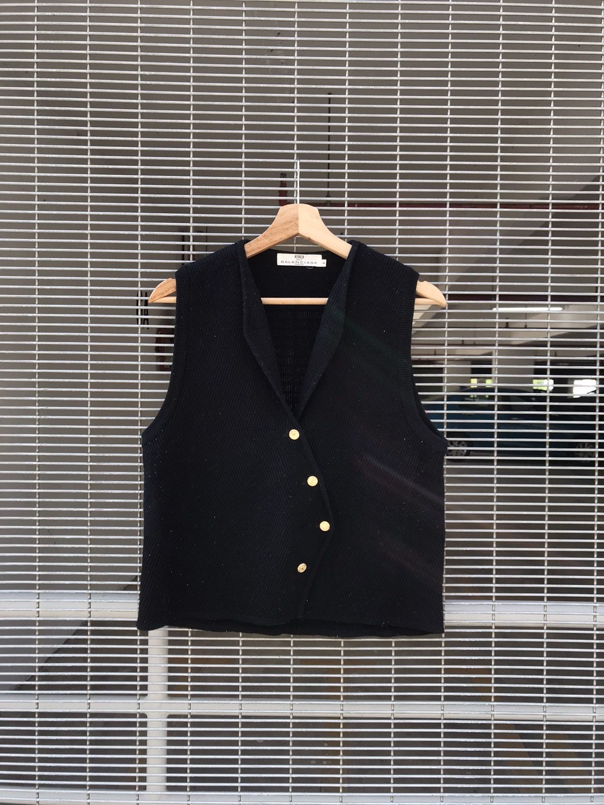 Balenciaga × Vintage balenciaga paris vest wool | Grailed