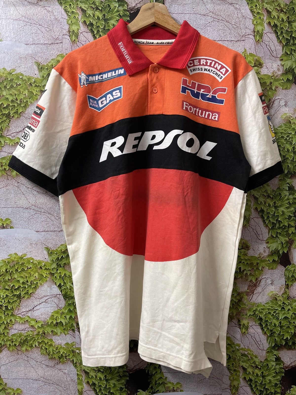 Honda × Racing × Vintage VINTAGE ALEX CRIVILLE REPSOL HONDA TEAM POLO ...