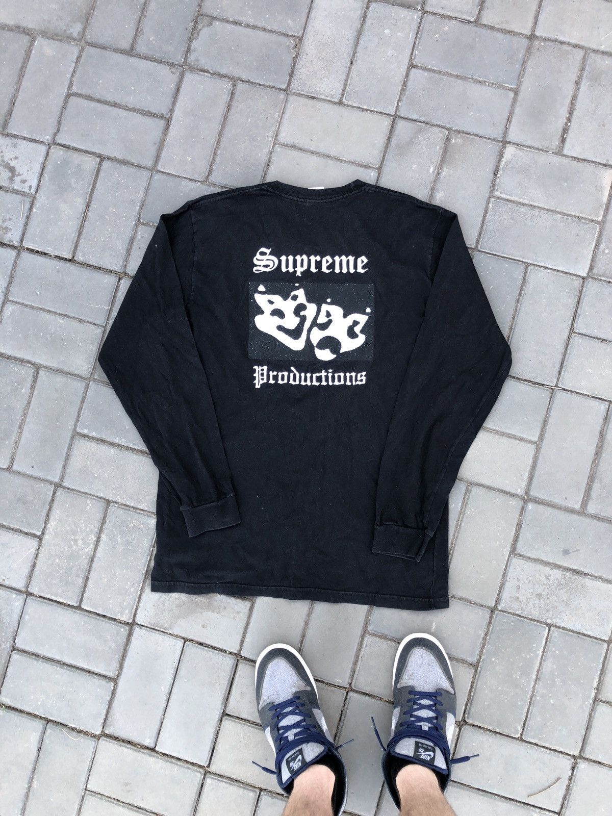 Supreme × Vintage Vintage Supreme Theatre Mask Y2K Longsleeve USA L ...