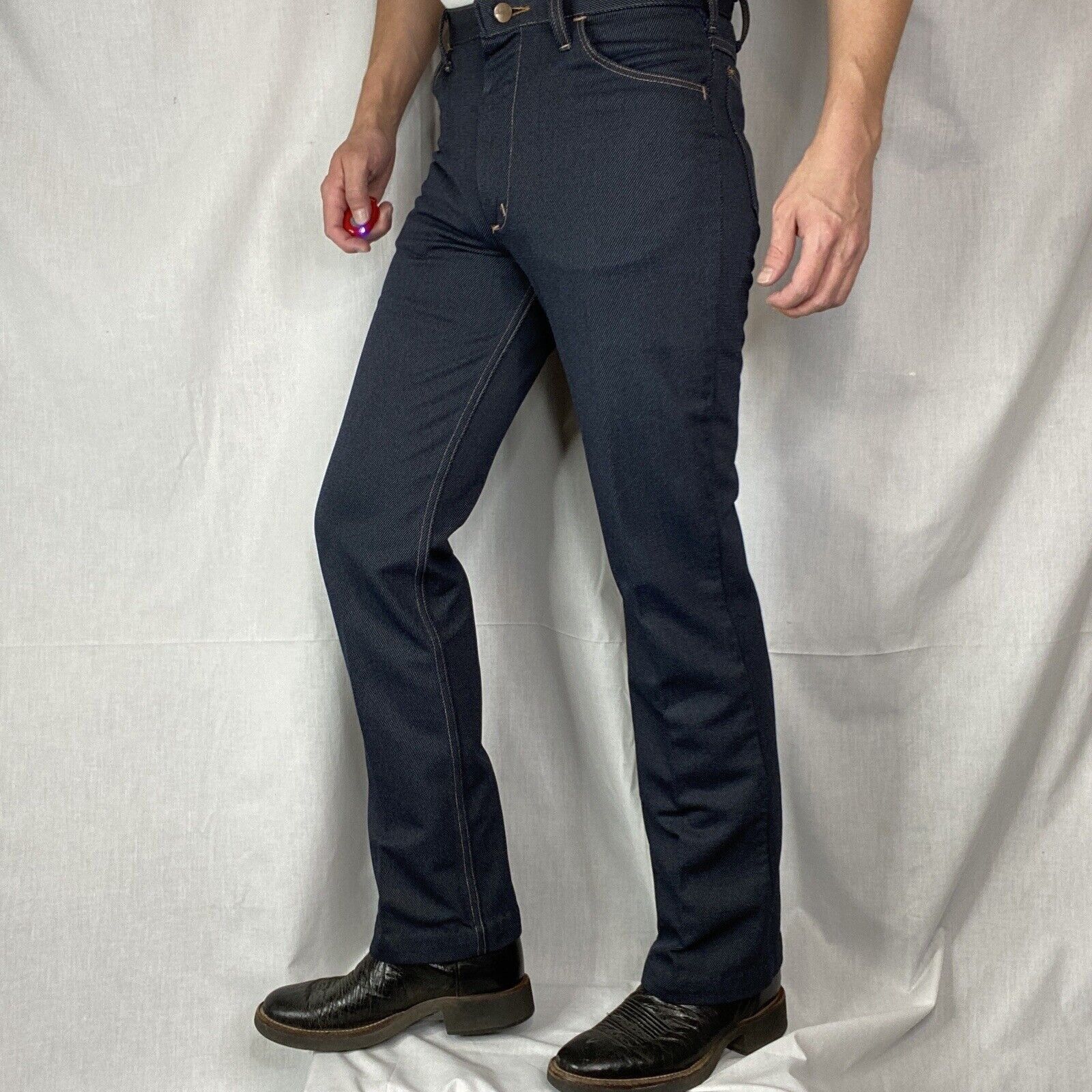 Wrangler Vintage 70s Wrangler Wrancher Dress Jean Polyester Pants | Grailed