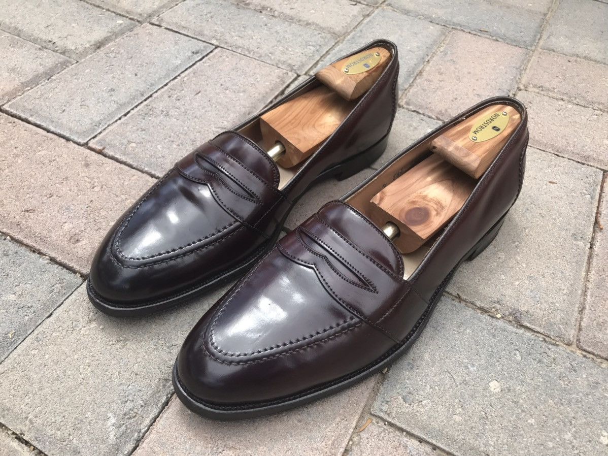 Brooks Brothers Shell Cordovan Full Strap Loafer | Grailed