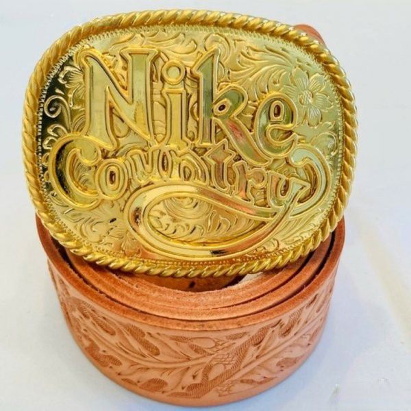 Nike Nike Country Western GOLD Belt VINTAGE | Grailed