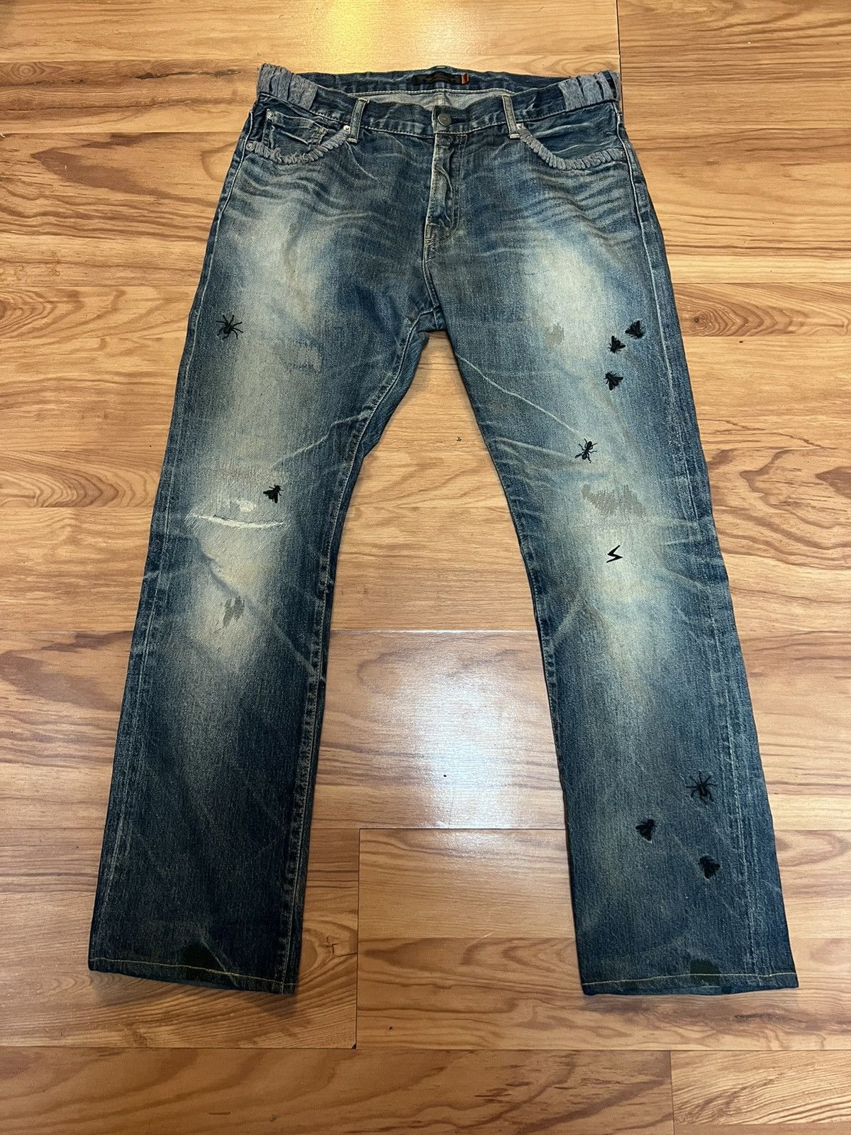 Undercover Undercover AW06 Bug Denim Jeans | Grailed