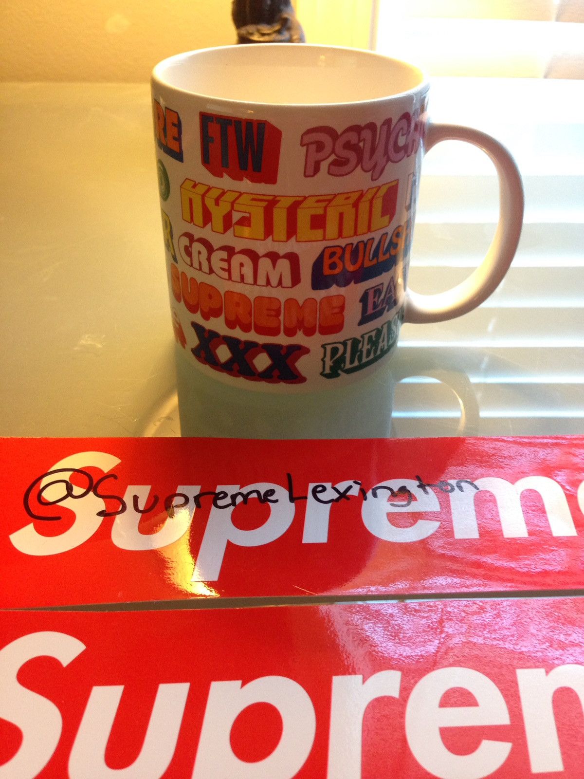 Supreme Hysteric Glamour Supreme Coffee Mug | Grailed