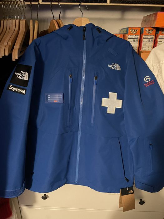 Supreme Supreme TNF summit series rescue mountain pro jacket blue | Grailed