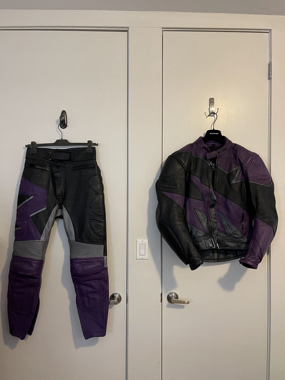 Vintage Teknic full leather motorcycle padded suit | Grailed