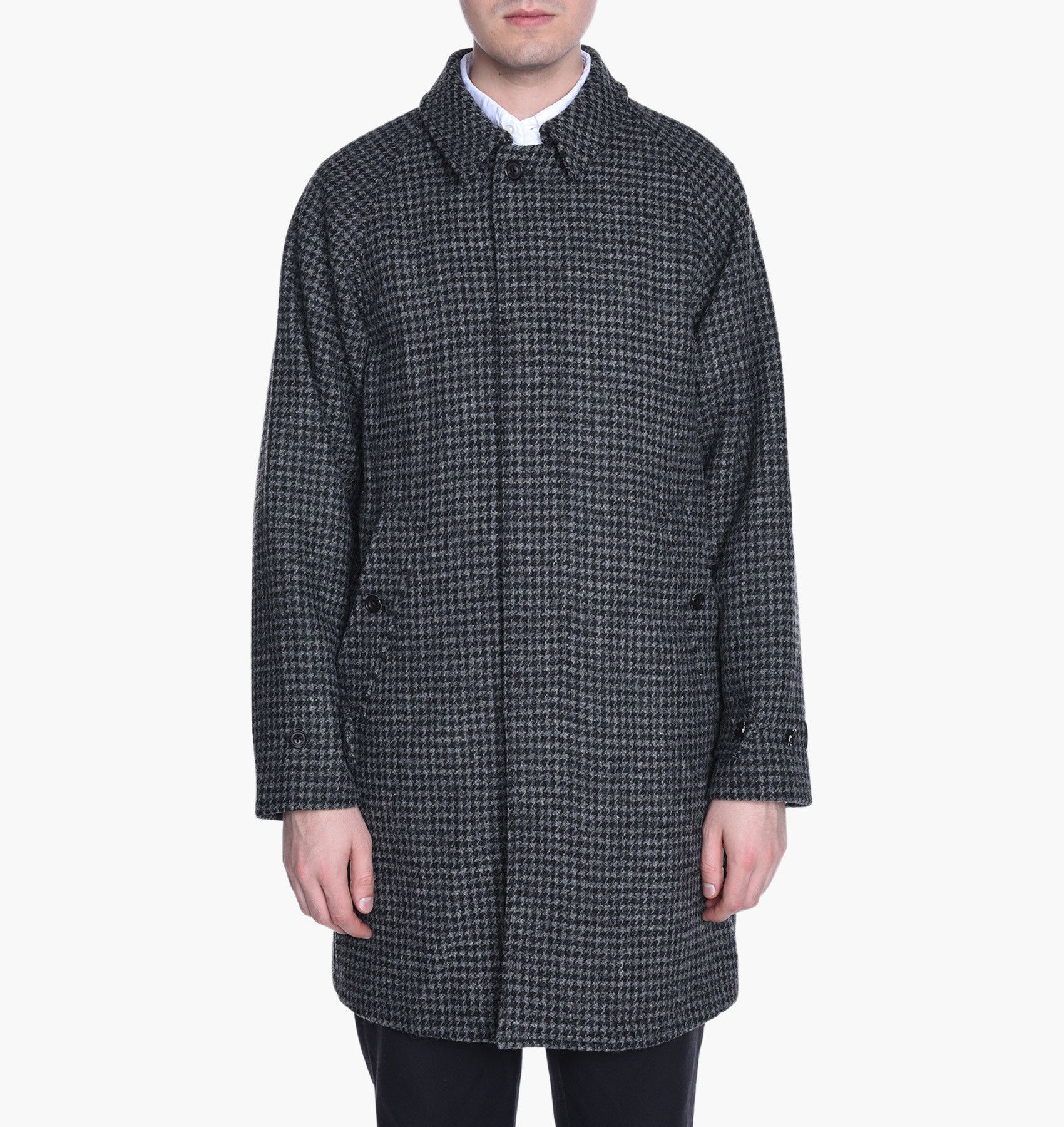 Beams Plus Harris Tweed Coat with Gore-Tex Lining | Grailed