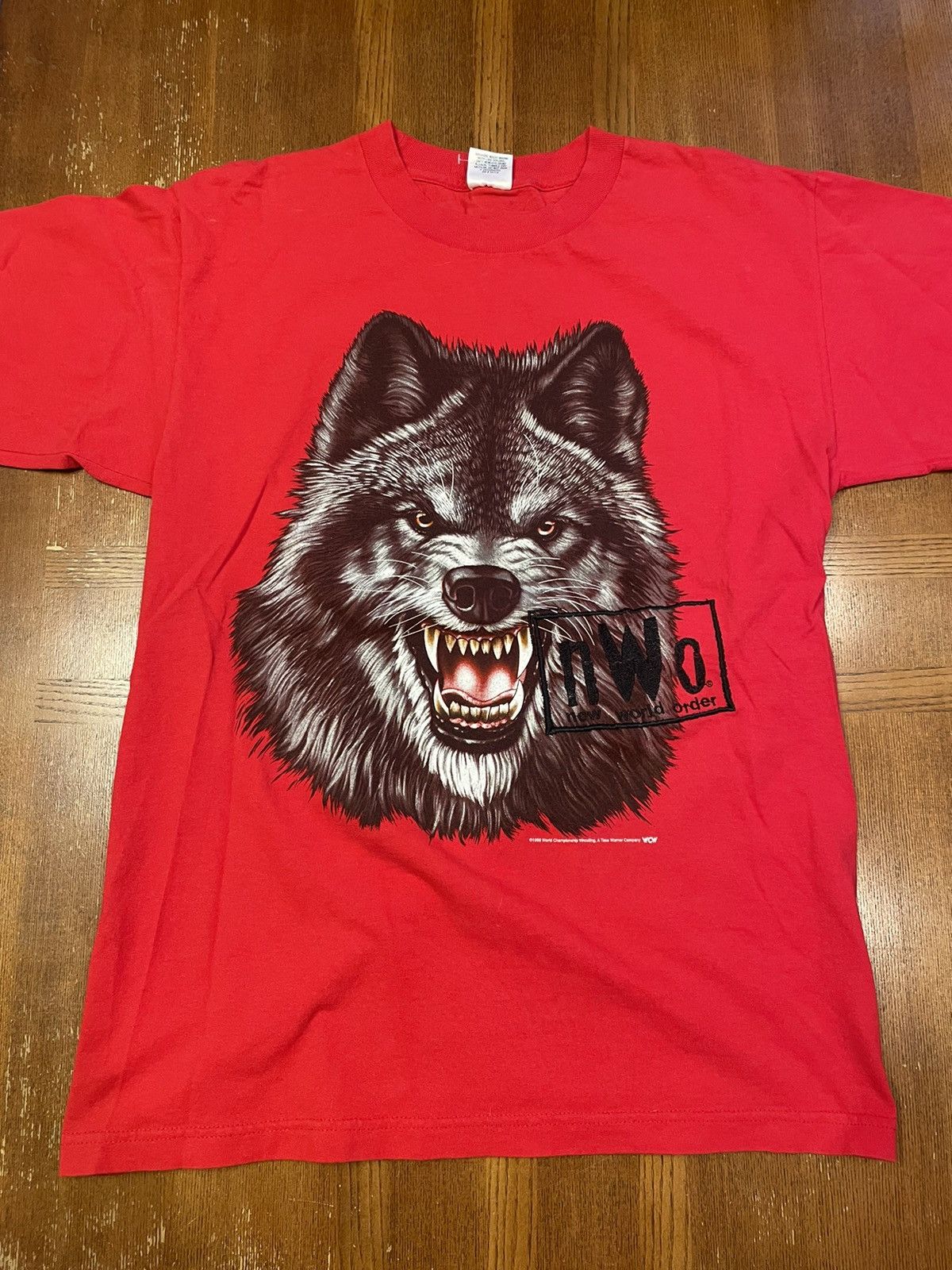Vintage Vintage Wrestling NWO Red Wolfpack 90s WWF shirt | Grailed