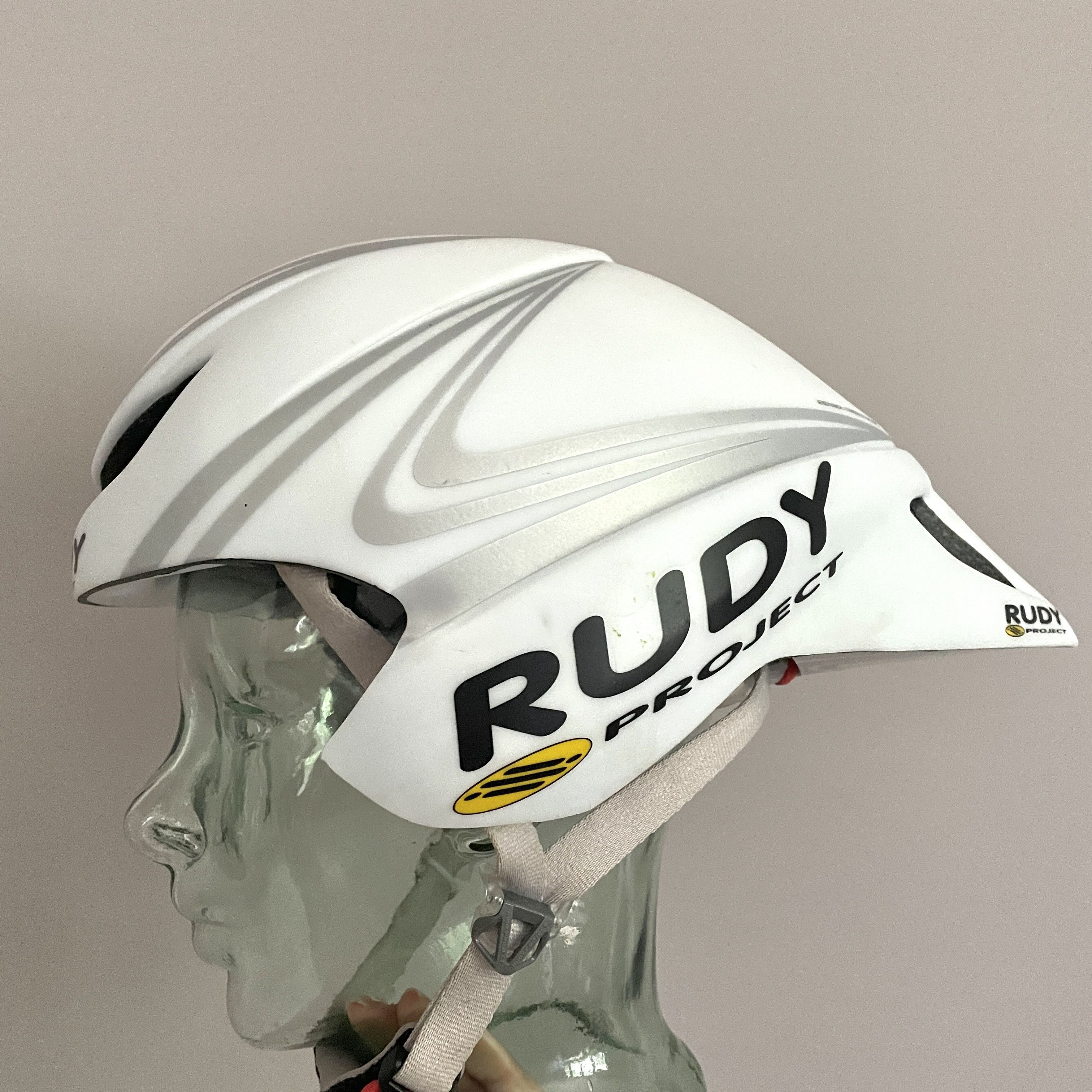 Other Rudy Project White Aero Triathlon Cycling Helmet | Grailed