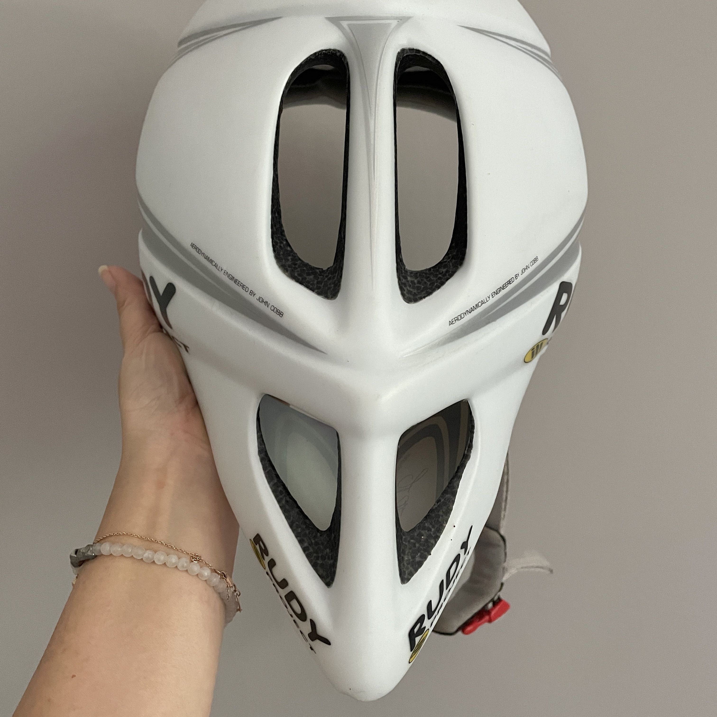 Other Rudy Project White Aero Triathlon Cycling Helmet | Grailed