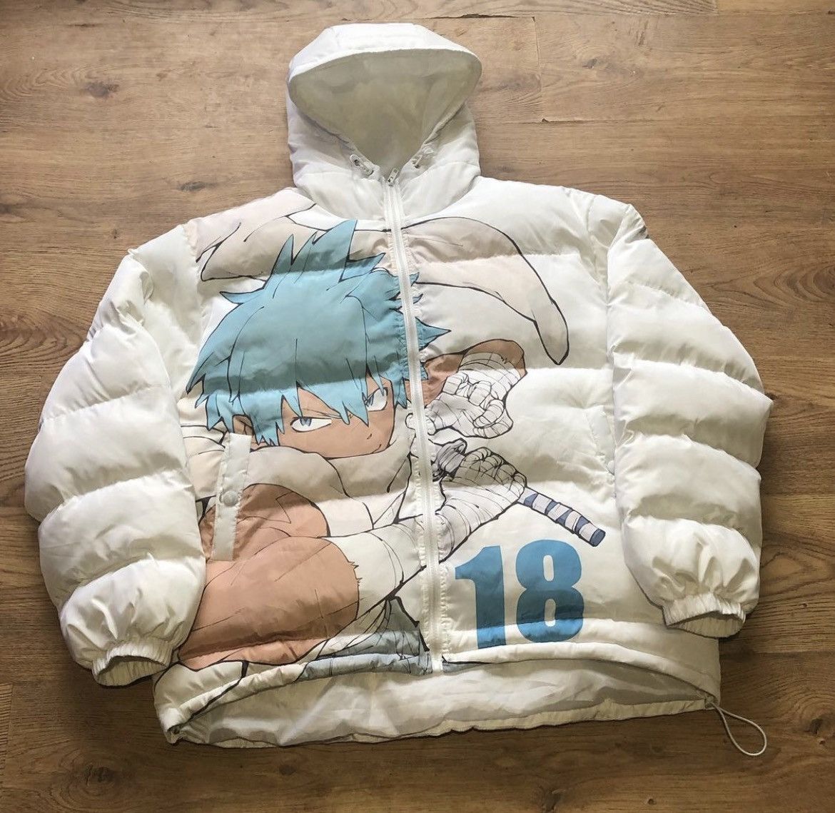 Japanese Brand ByDaiga Blackstar Soul Eater Puffer Jacket | Grailed