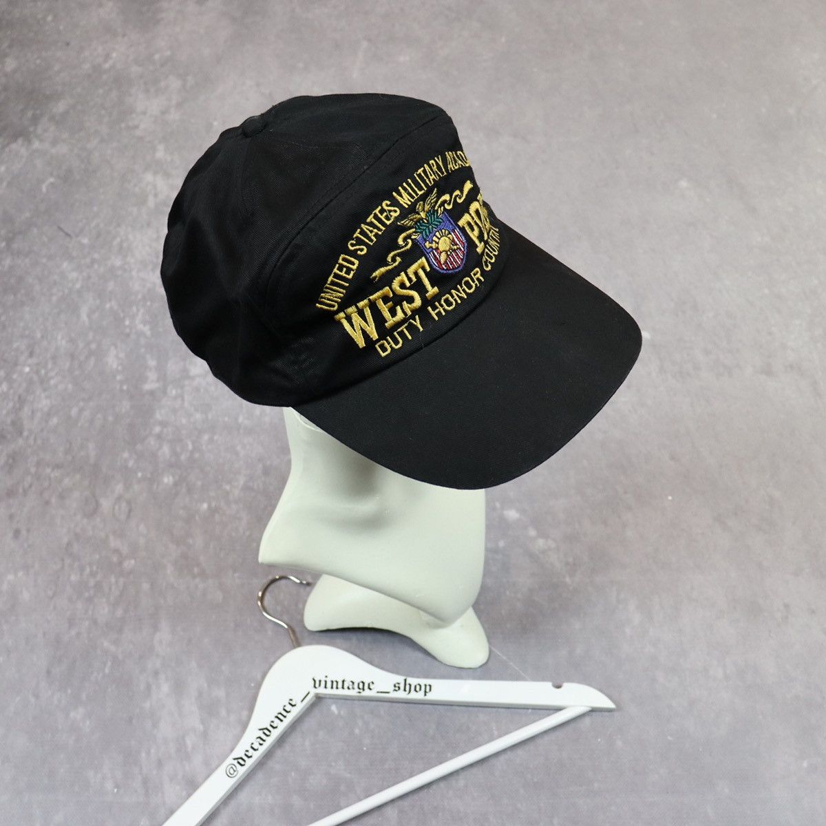 Military × Vintage Rare vintage West Point USA military academy cap dad ...