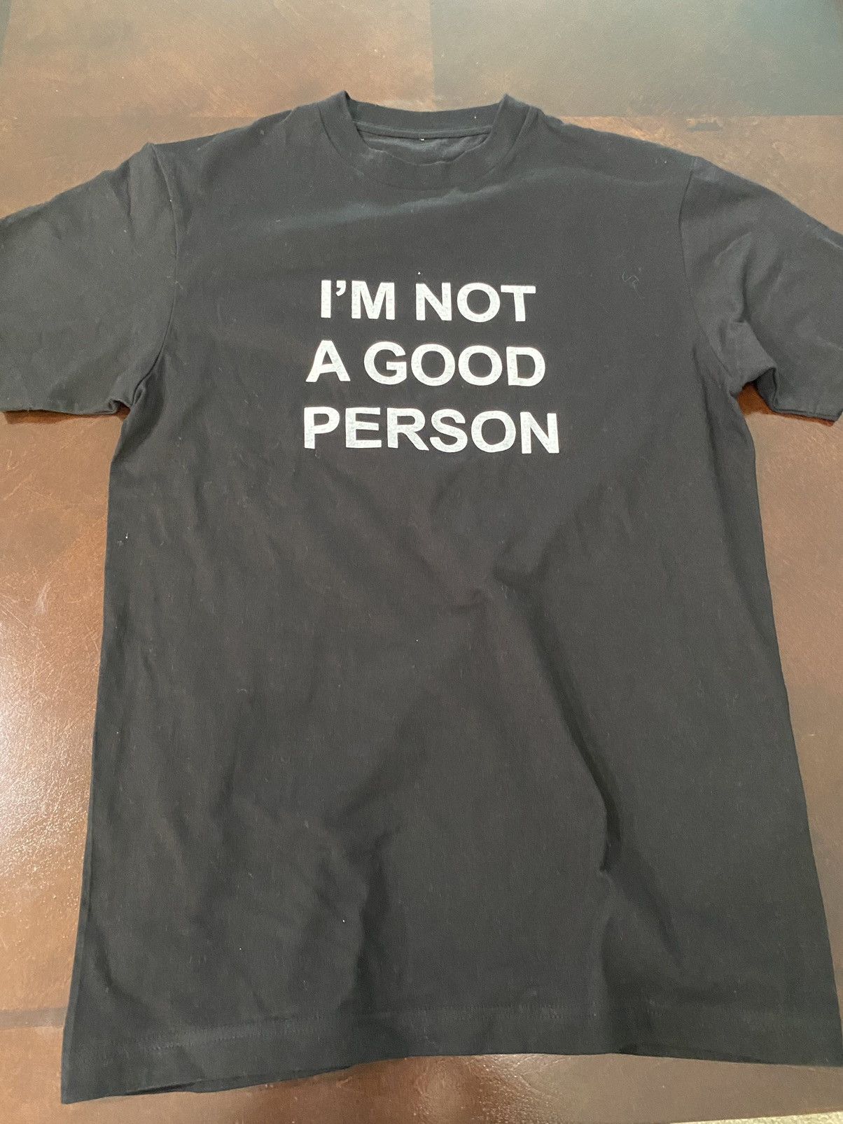 Joy Divizn × Streetwear JOY DIVIZN IM NOT A GOOD PERSON SHIRT | Grailed
