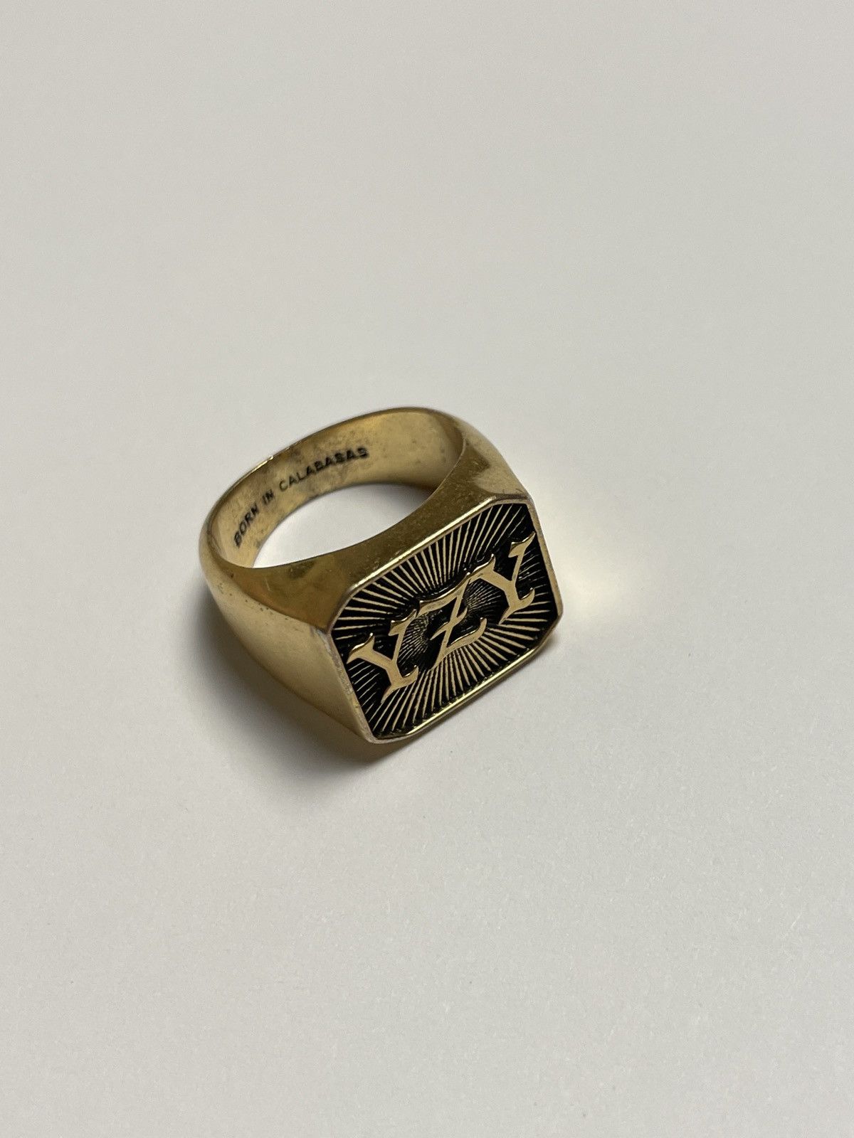 Yeezy Season Yeezy Season Merch YZY Gold Ring | Grailed