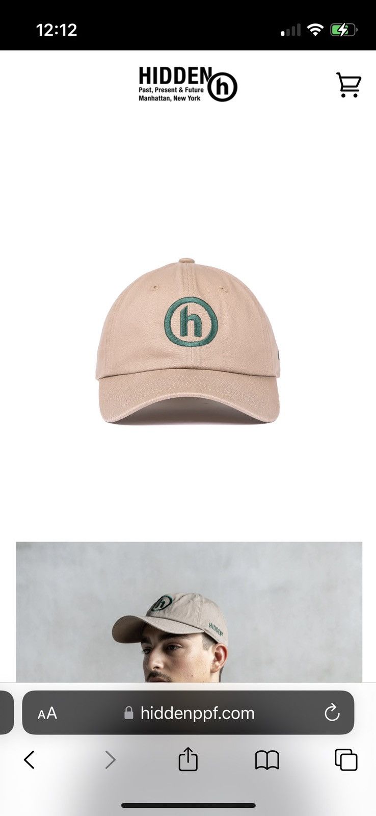 HIDDEN Hidden Logo Hat | Grailed