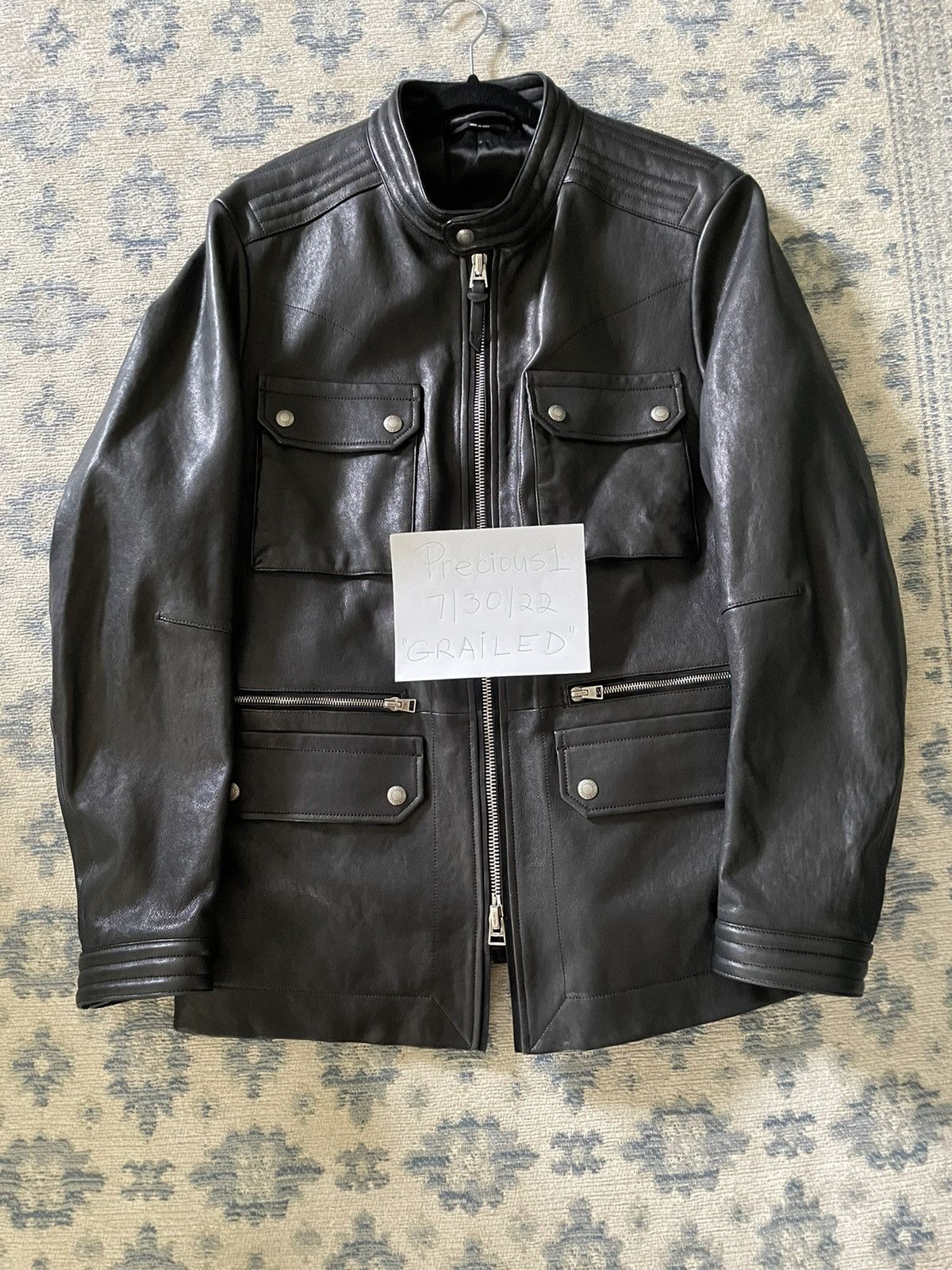 Tom Ford Tom Ford Leather Utility Field Military Jacket | Grailed