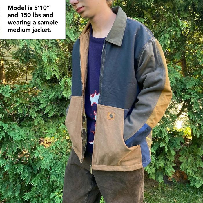 Custom Custom Carhartt Color Block Jacket - Large | Grailed
