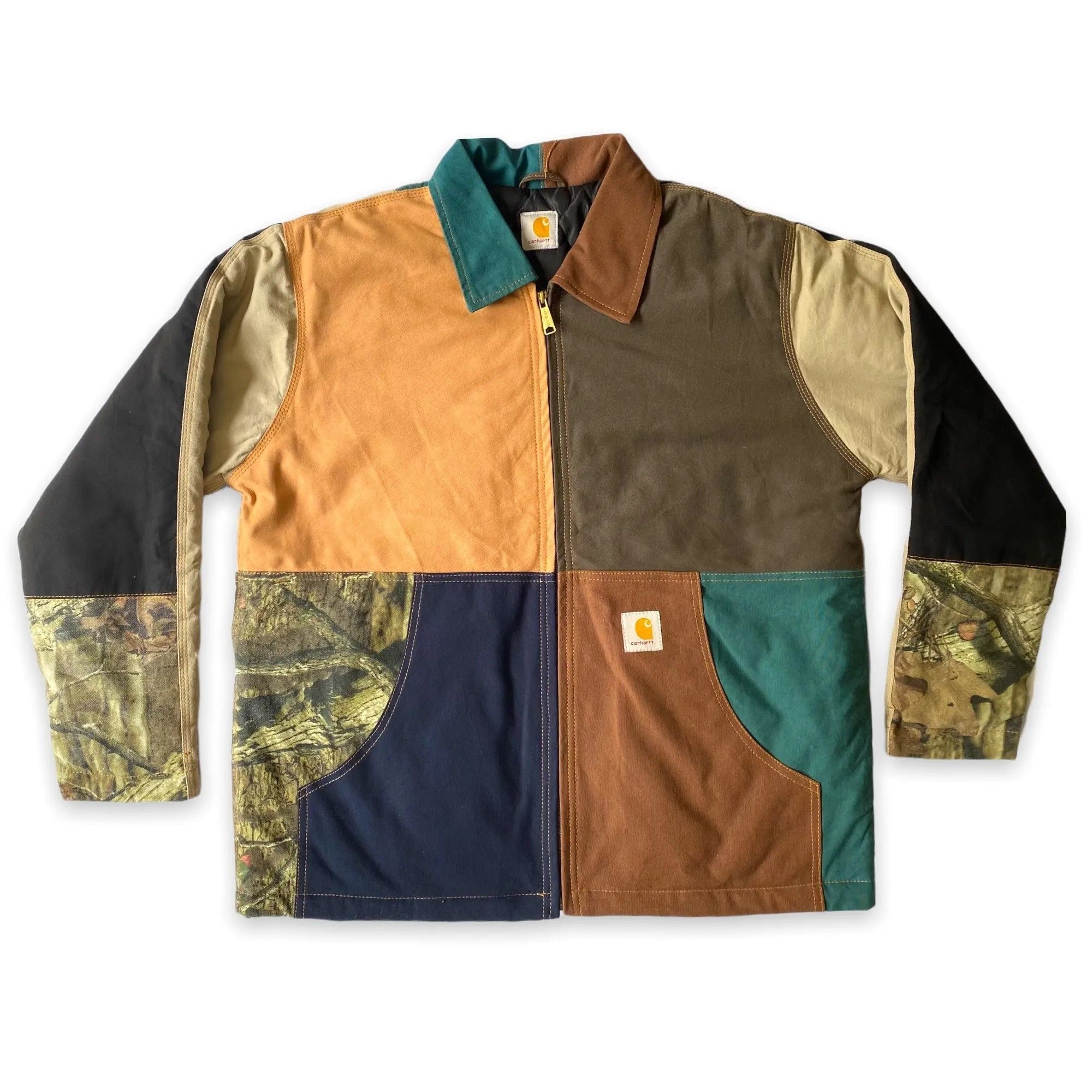 Custom Custom Carhartt Color Block Jacket - Large | Grailed