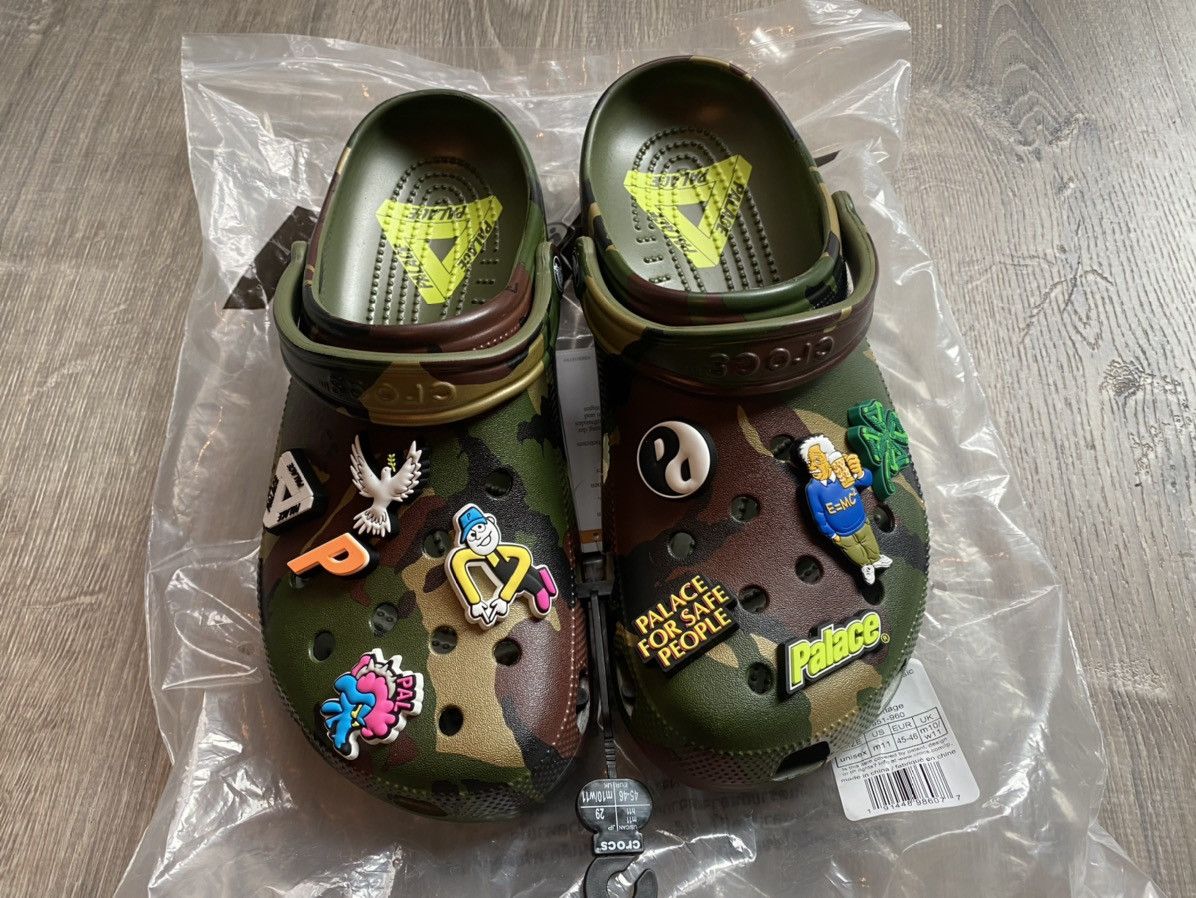 Crocs × Palace Palace Jungle Camo Crocs | Grailed