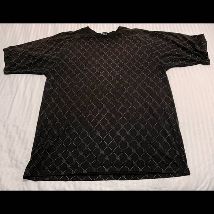 Sean John SEAN JOHN LOGO PATTERN TEE SHIRT SIZE XXXL SOFT HEAVY COTTON ...