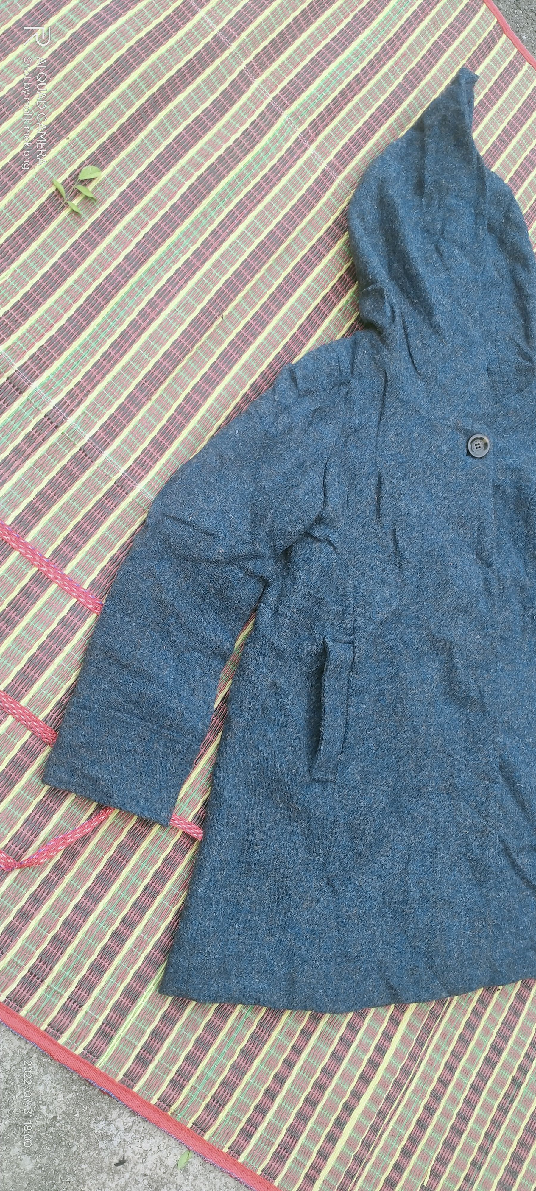 Harris Tweed x earth music & ecology violet label jacket