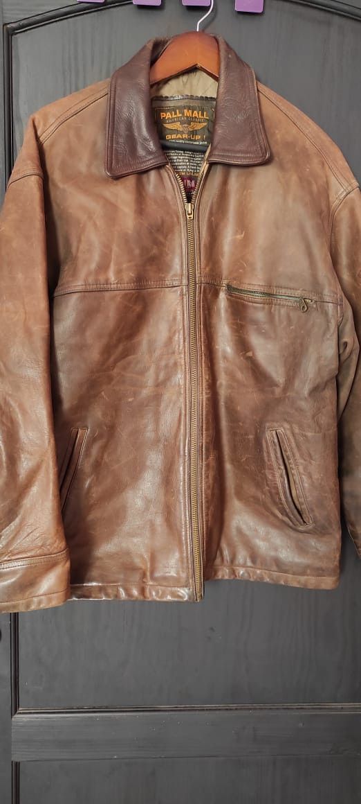 American Classics × Leather Jacket × Vintage Vintage PALL MALL American ...
