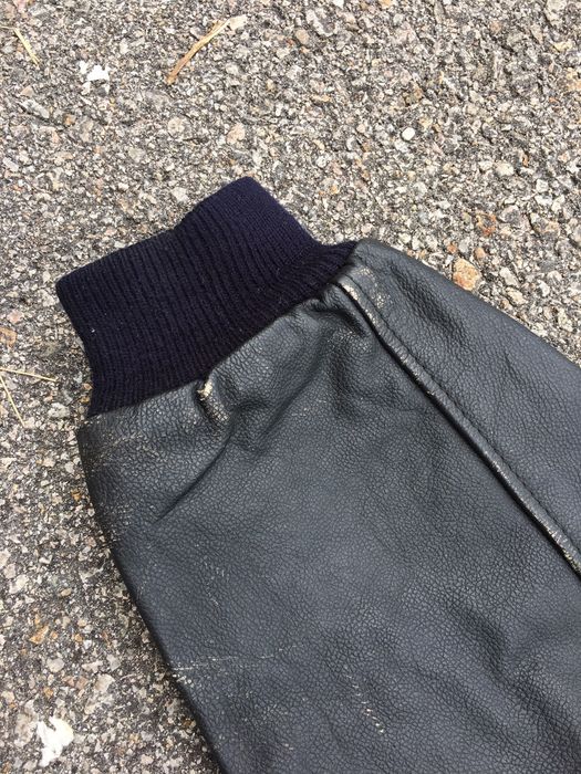 Chevignon vintage chevignon bomber leather jacket | Grailed