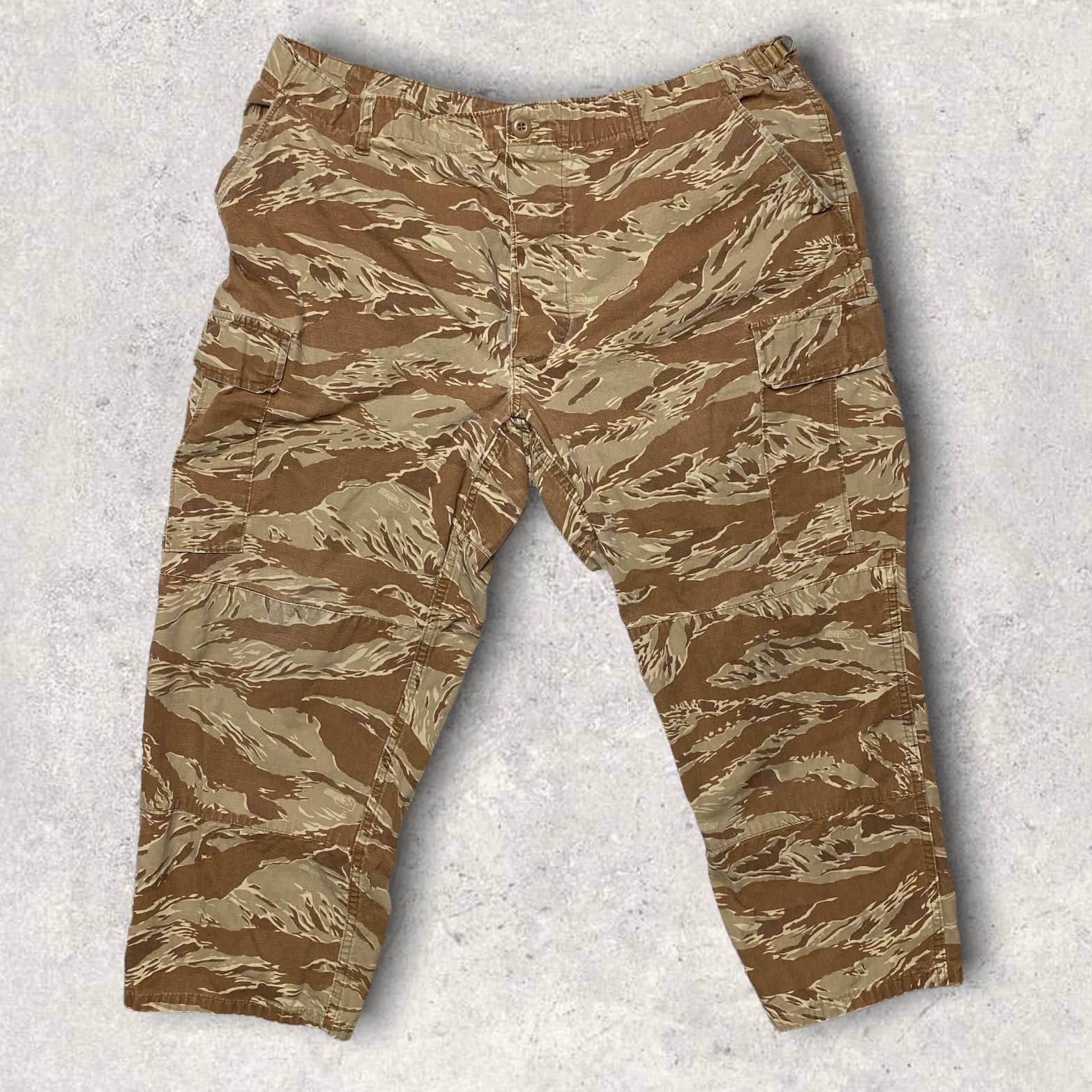 Vintage Vintage Military Desert Tiger Stripe Camo Tactical Pants 90s ...